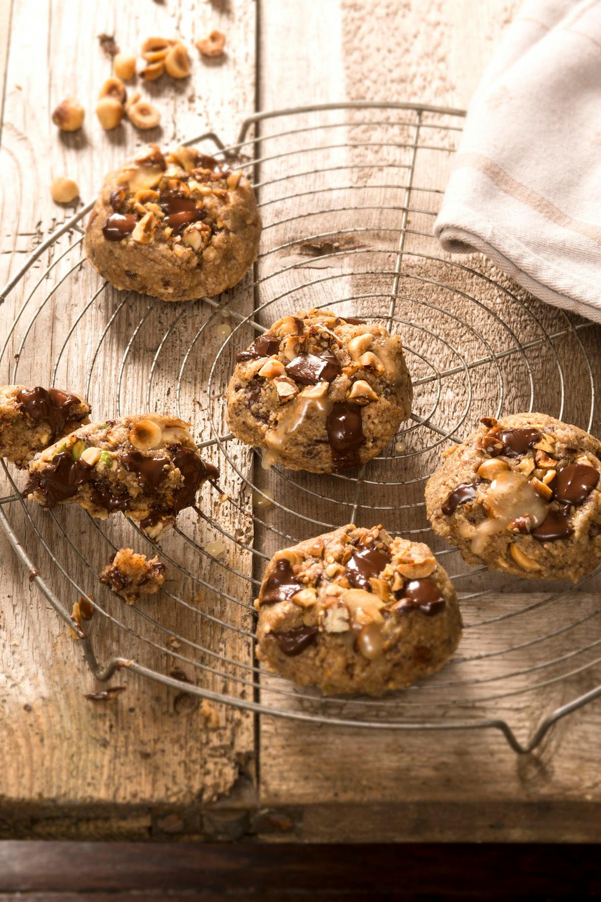 Cookies au miel et pépites de chocolat | Régal