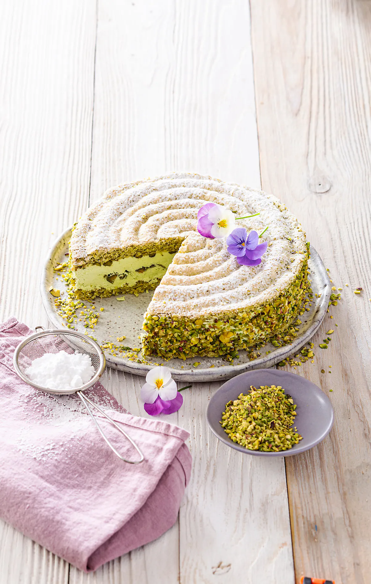 Gâteau pistache : recette familiale | Régal