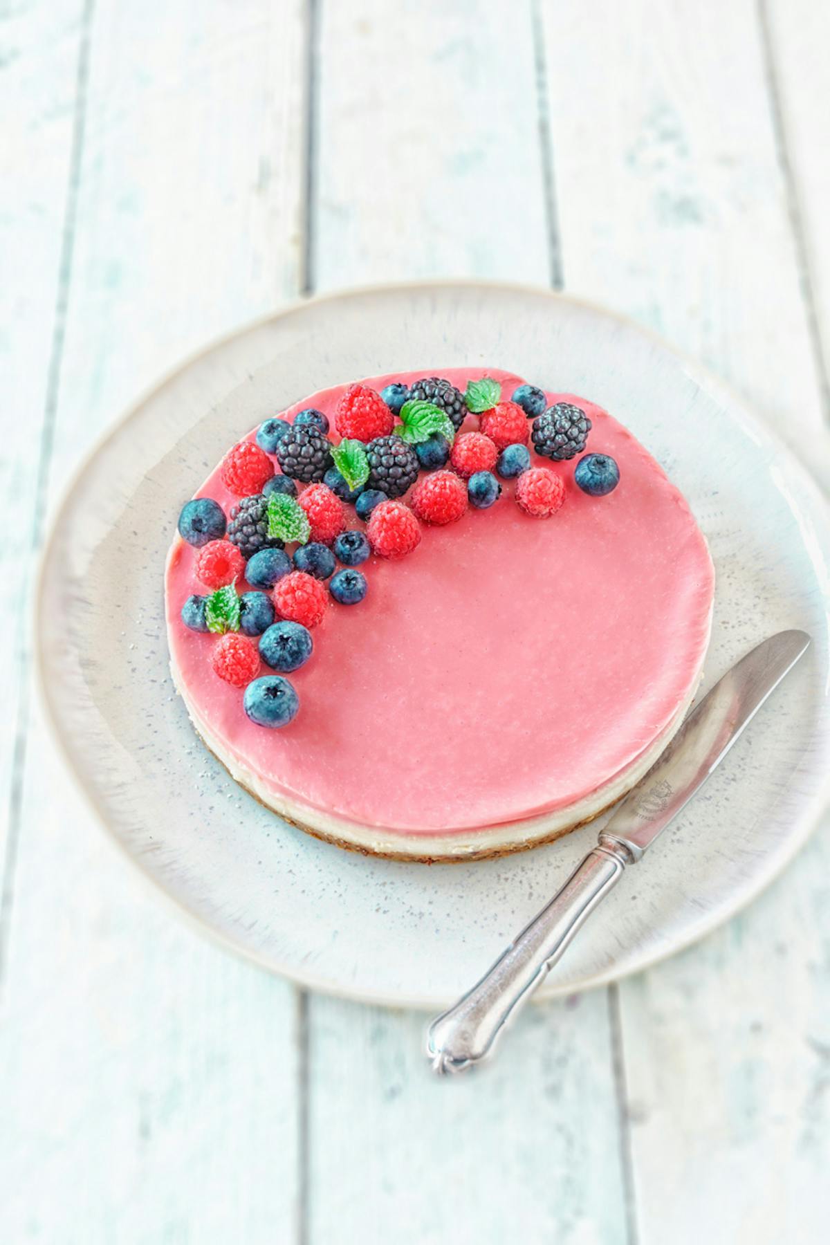 Vegan cheesecake : dessert aux fruits rouges | Régal