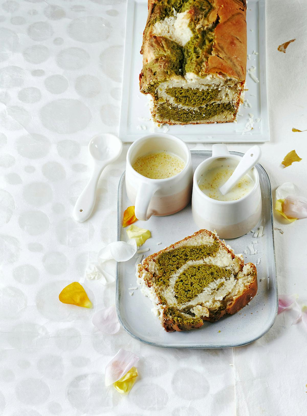 Cake au thé matcha : recette vegan | Régal