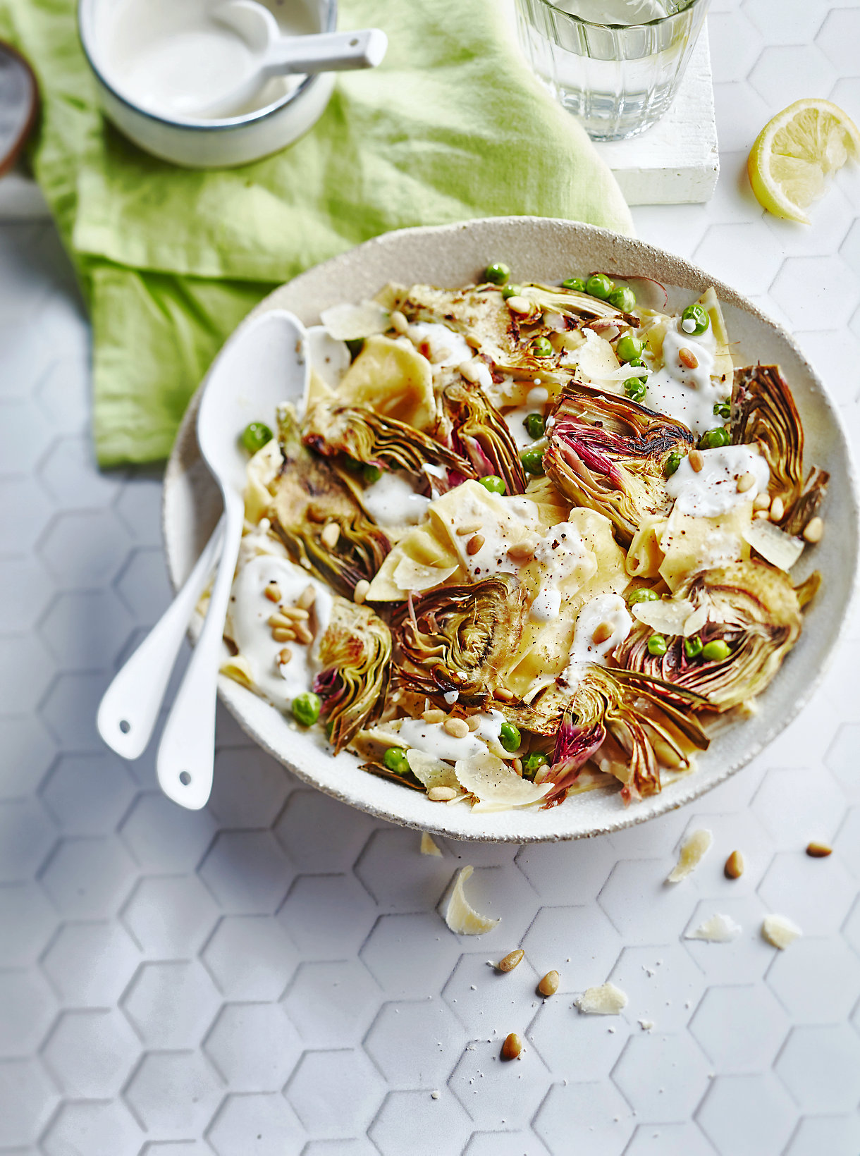 Pâtes aux artichauts : recette gourmande | Régal