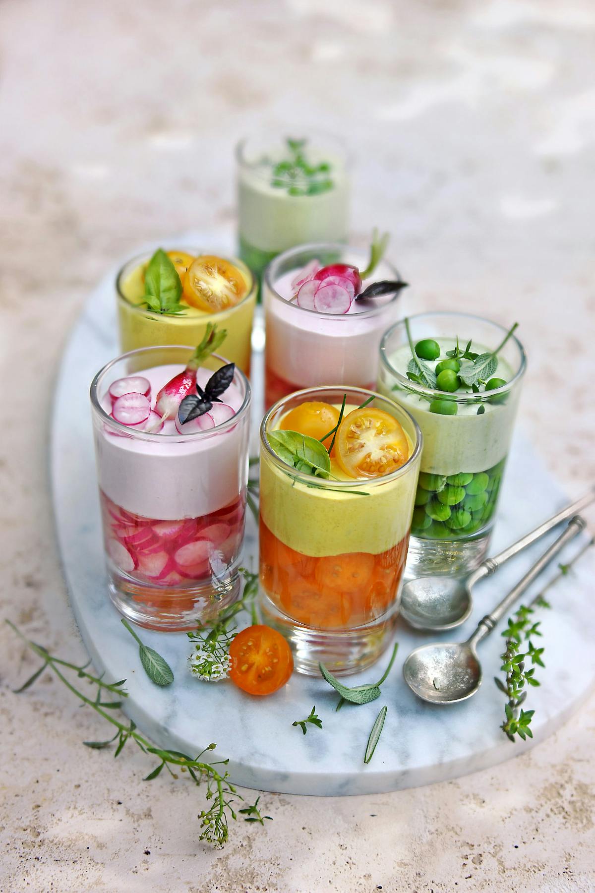 Verrine de légumes : recette de printemps | Régal
