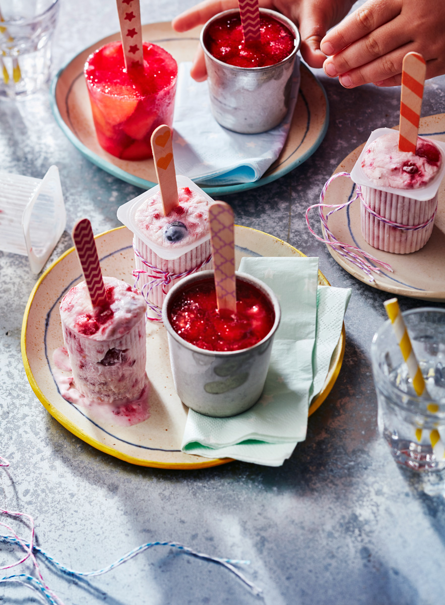 Petits-suisses glacés : recette aux fruits rouges (2 étapes - 15 min ...