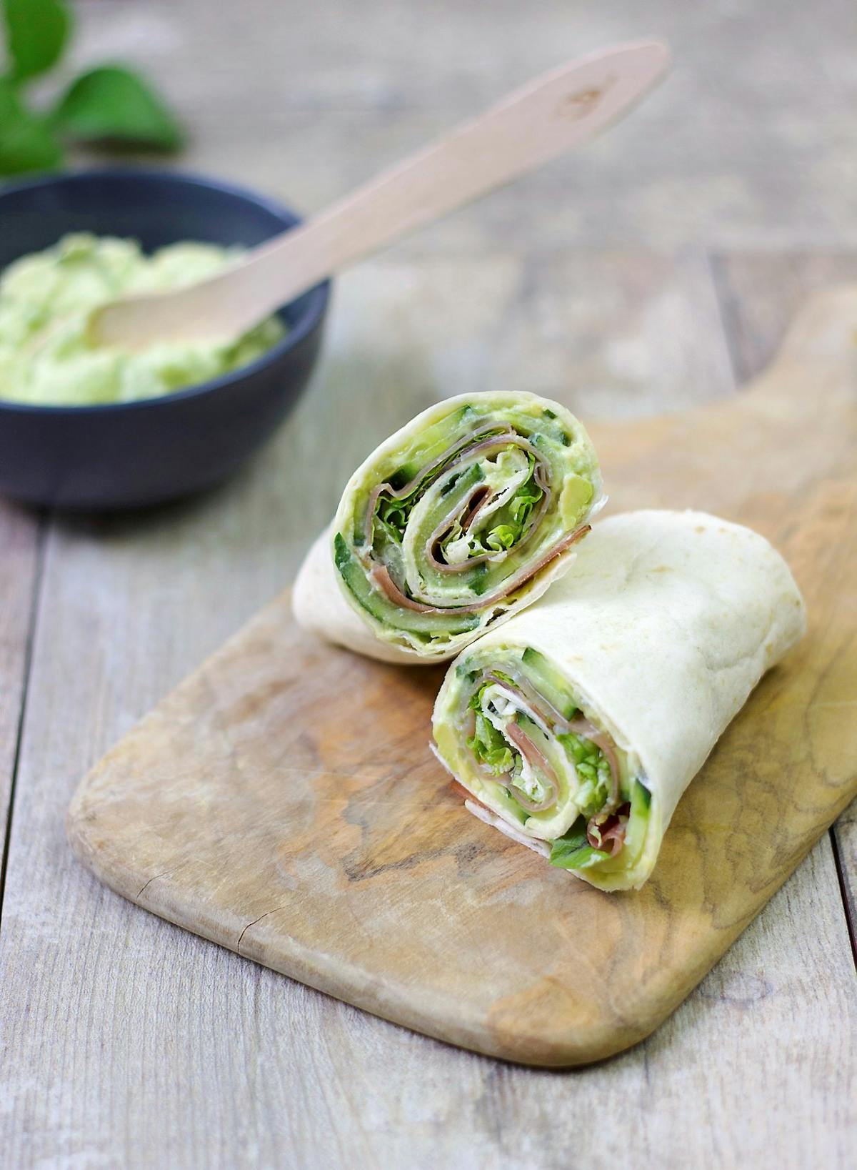 Wraps à la crème d'avocat | Régal
