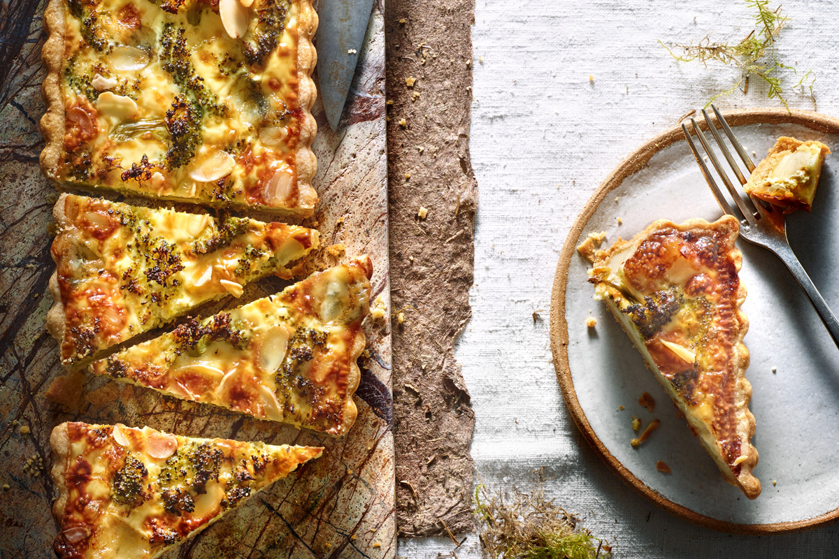 Tarte au morbier : une savoureuse quiche aux brocolis à tester d ...